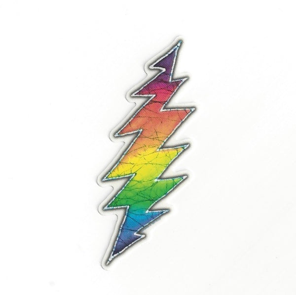 Rainbow Bolt mini sticker – Dharma Rose